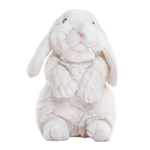 Winslow - White Sitting Rabbit Teddy Bear - Soft Toy | The Teddy Bear ...